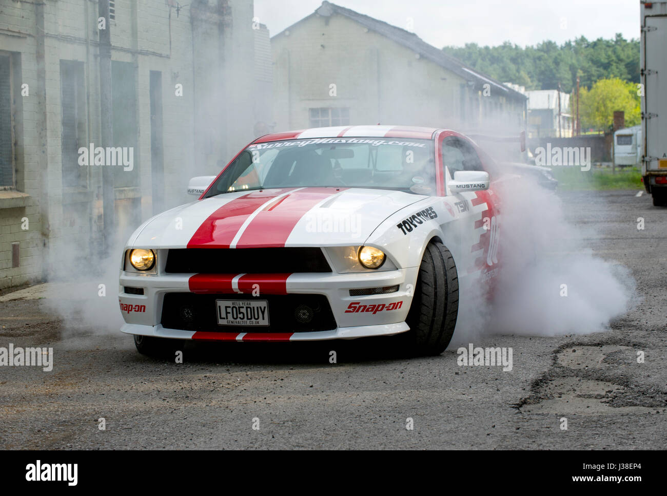 2005 custom Ford Mustang American muscle car Stock Photo - Alamy