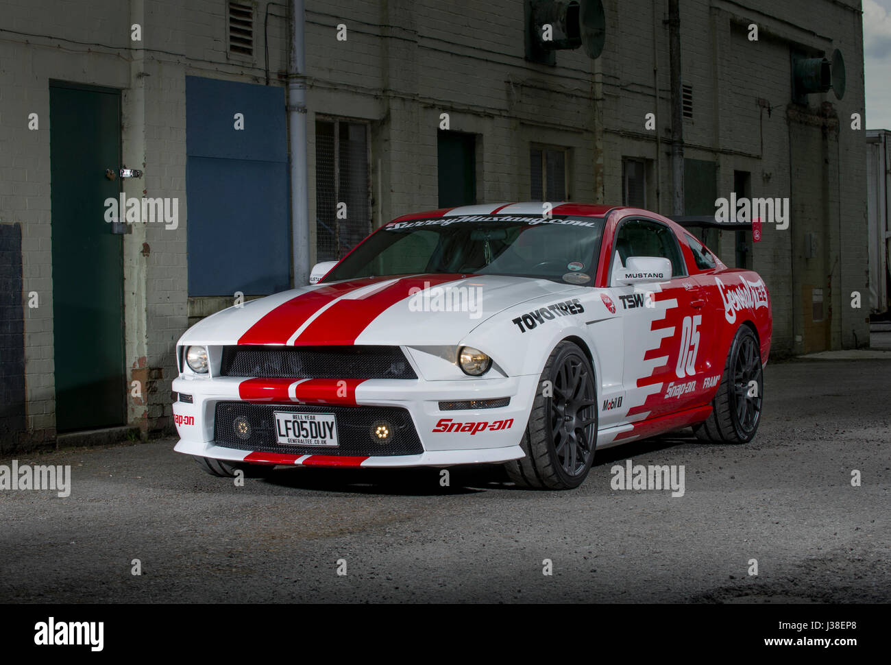 2005 custom Ford Mustang American muscle car Stock Photo - Alamy