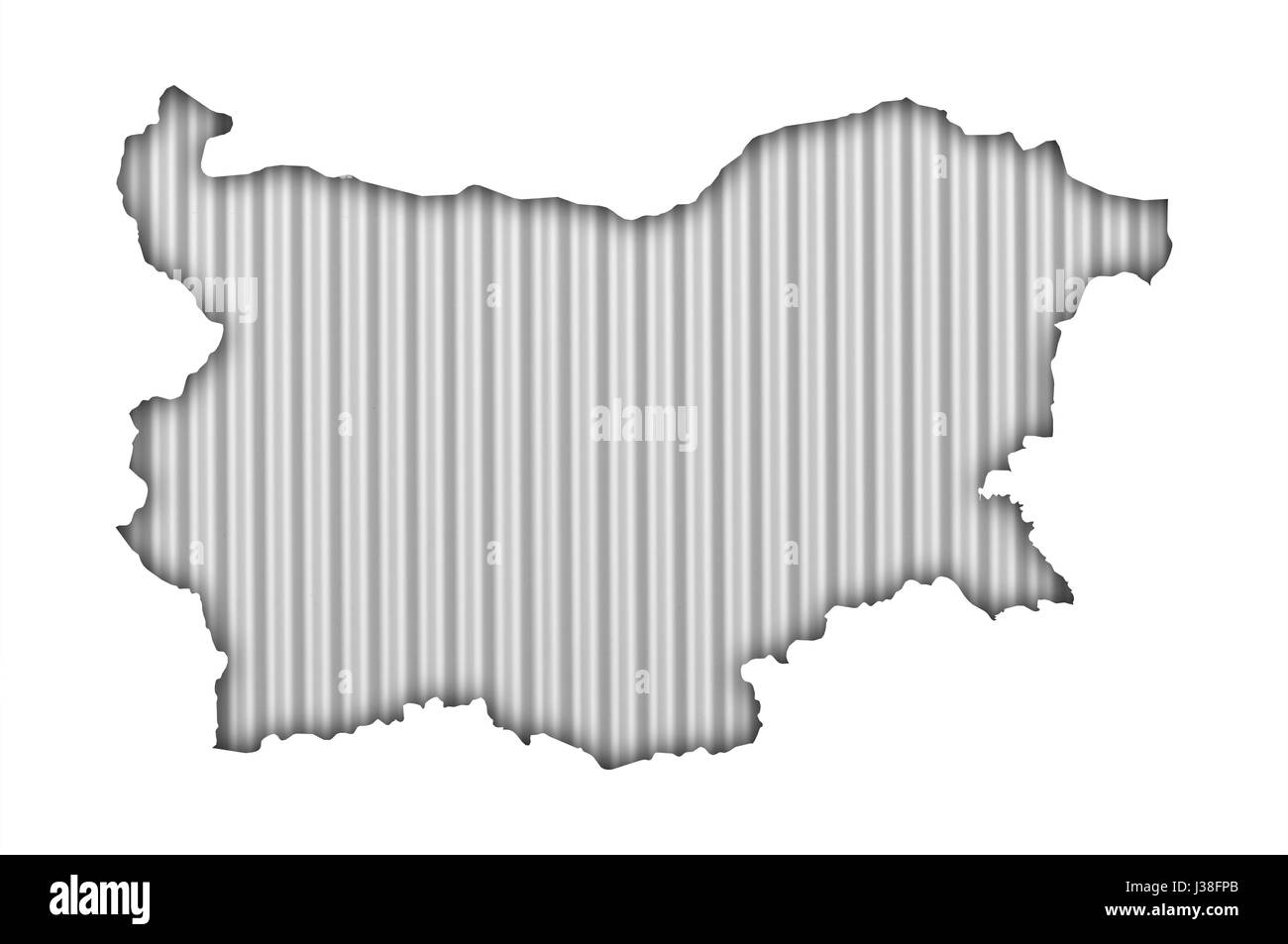 Map of bulgaria modern Cut Out Stock Images & Pictures - Alamy