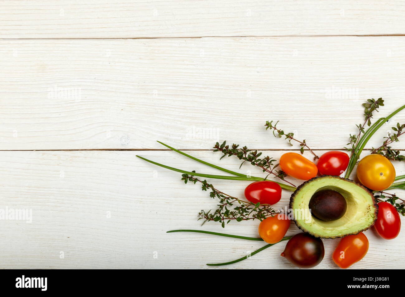 Healthy food background. Studio photography of different vegetables on ...