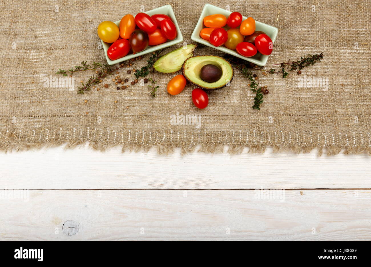 Healthy food background. Studio photography of different vegetables on ...