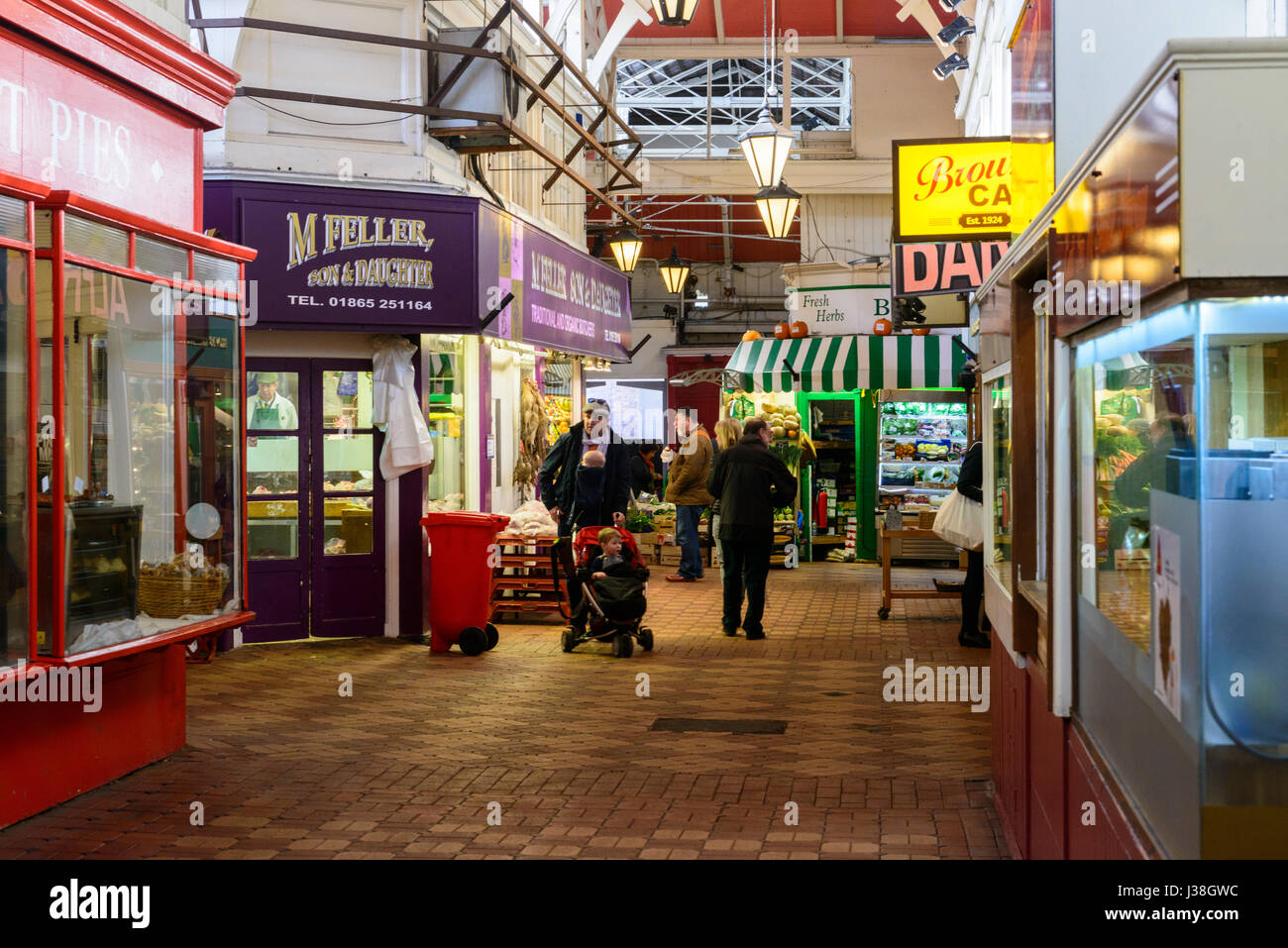 The Covered Market, Oxford Stock Photo - Alamy