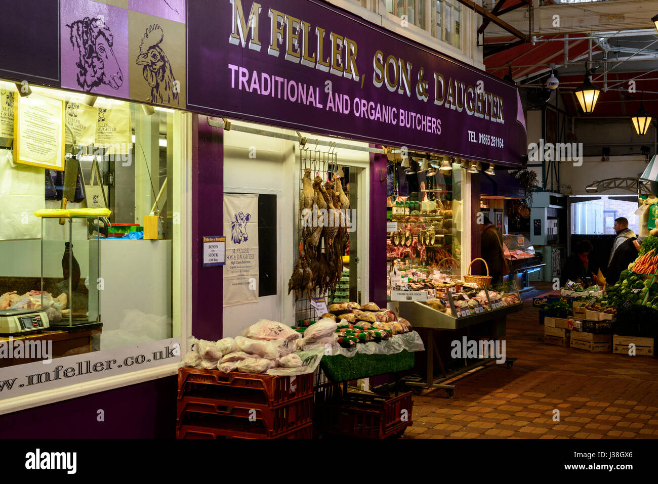 The Covered Market, Oxford Stock Photo - Alamy