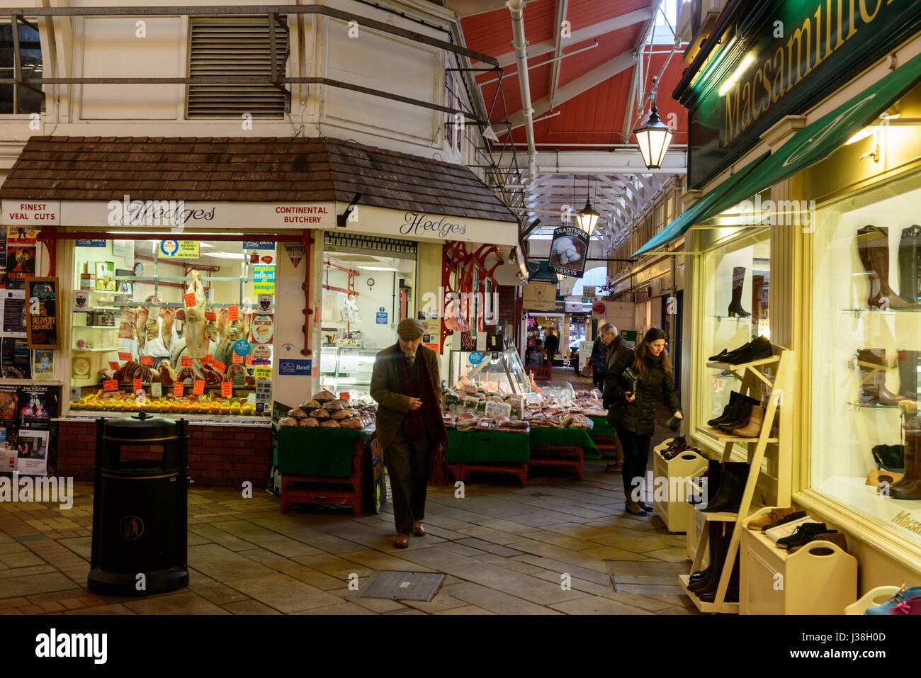 Oxford covered market butcher hi-res stock photography and images - Alamy