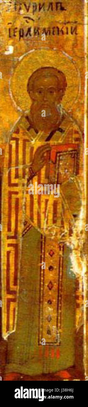 Cyril jerusalem hi-res stock photography and images - Alamy
