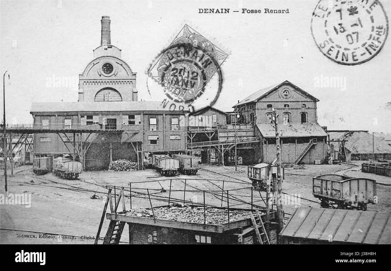 Denain Fosse Renard is a historical mining site located in the mining ...