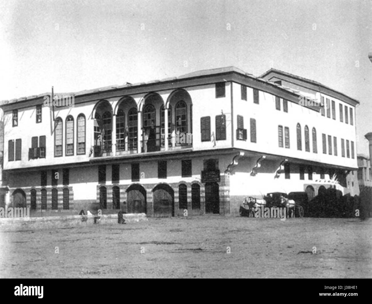 This image represents the city of Damascus, one of the oldest ...