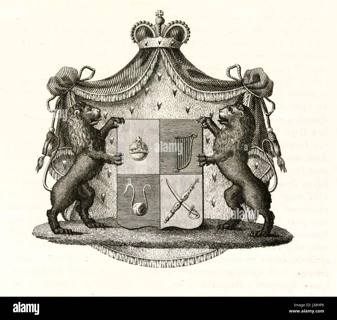 The coat of arms (COA) of the Bagration family, Princes of Georgia ...