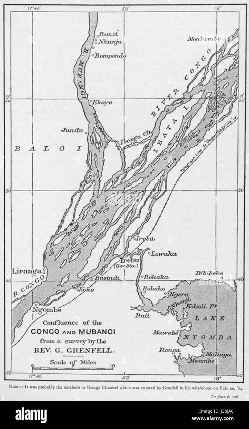 Vintage map of the congo Black and White Stock Photos & Images - Alamy