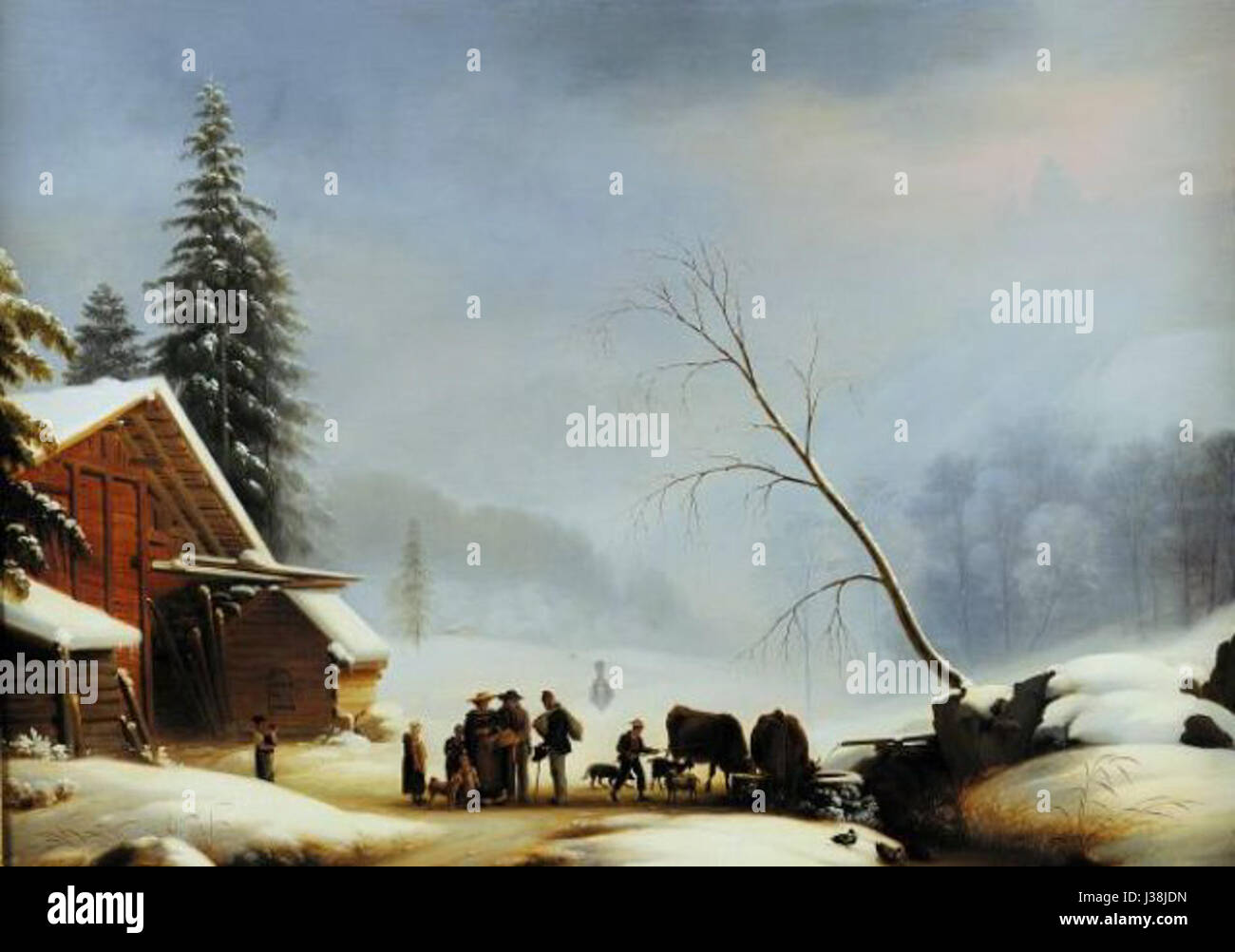 Charles Joseph Auriol was an artist known for his landscape paintings ...