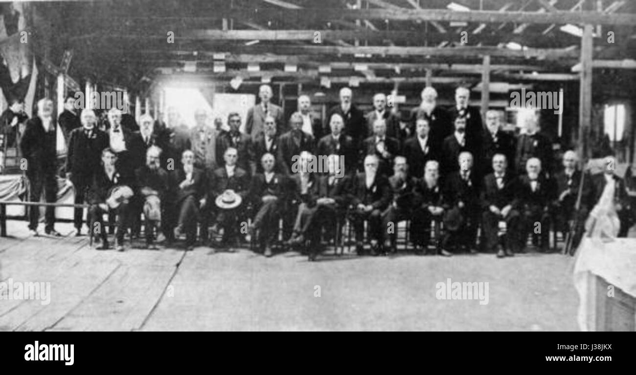 Confederate veterans dinner Chatham Virginia 1910 Stock Photo - Alamy