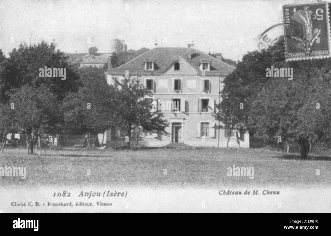 Chateau de M. Chenu Anjou Stock Photo - Alamy