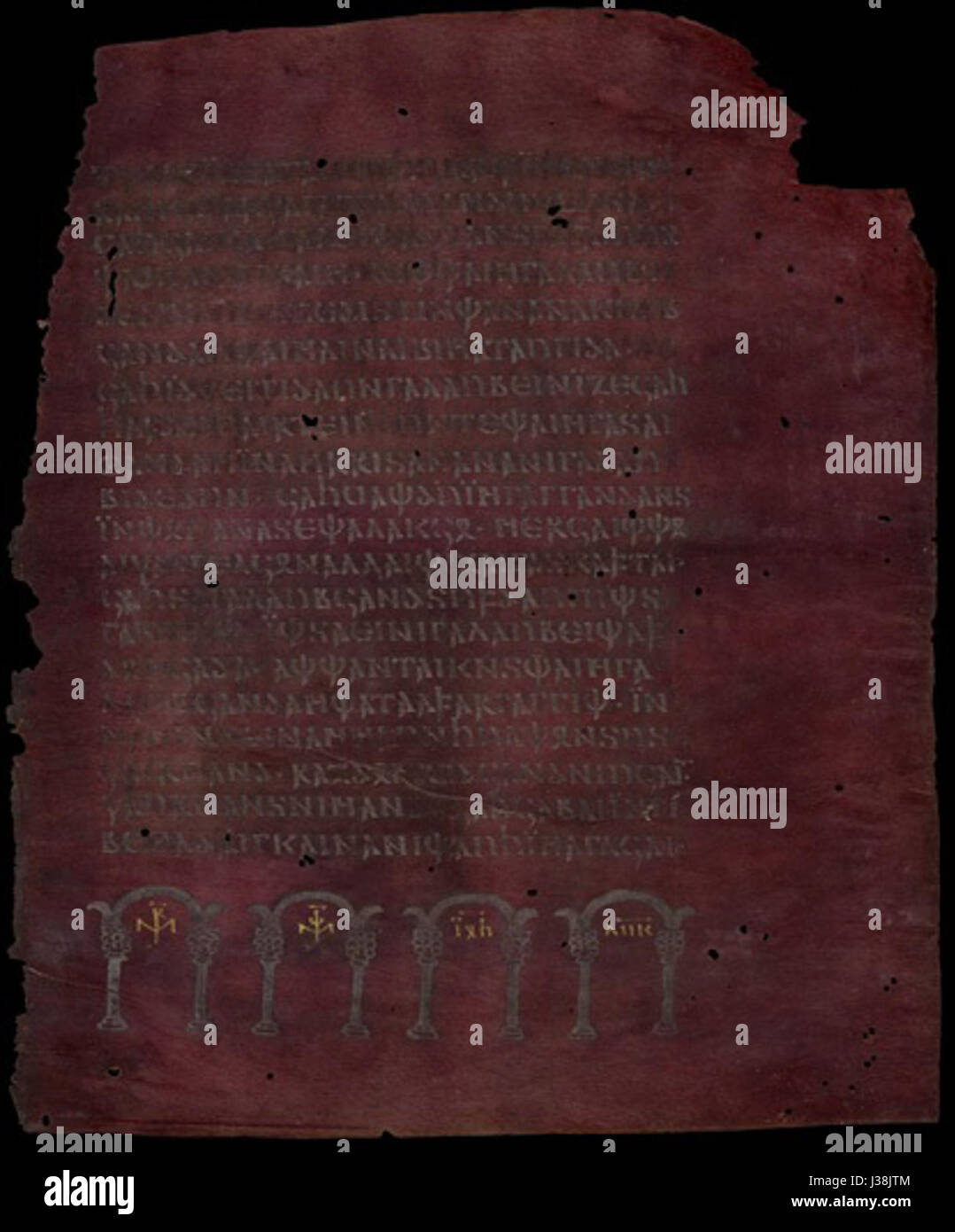 The Codex Argenteus is a 6th-century manuscript written in Gothic ...