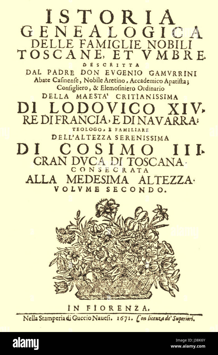 This refers to Volume II of a genealogical history of noble families in ...