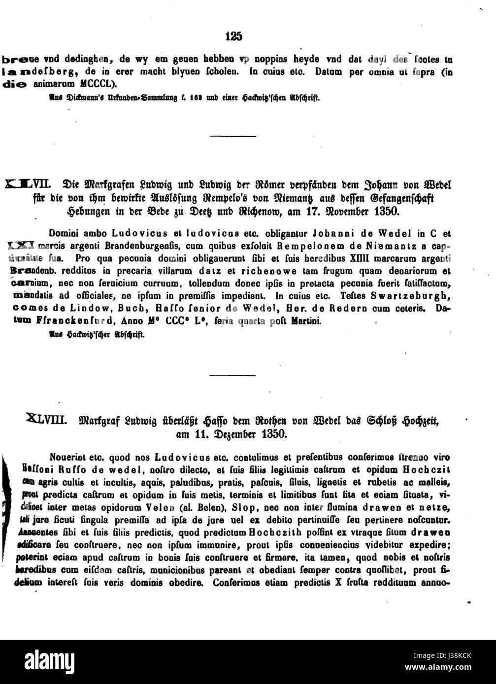 DE CDB 1 18 125 is a document from a historical archive. It refers to a specific record in a ...