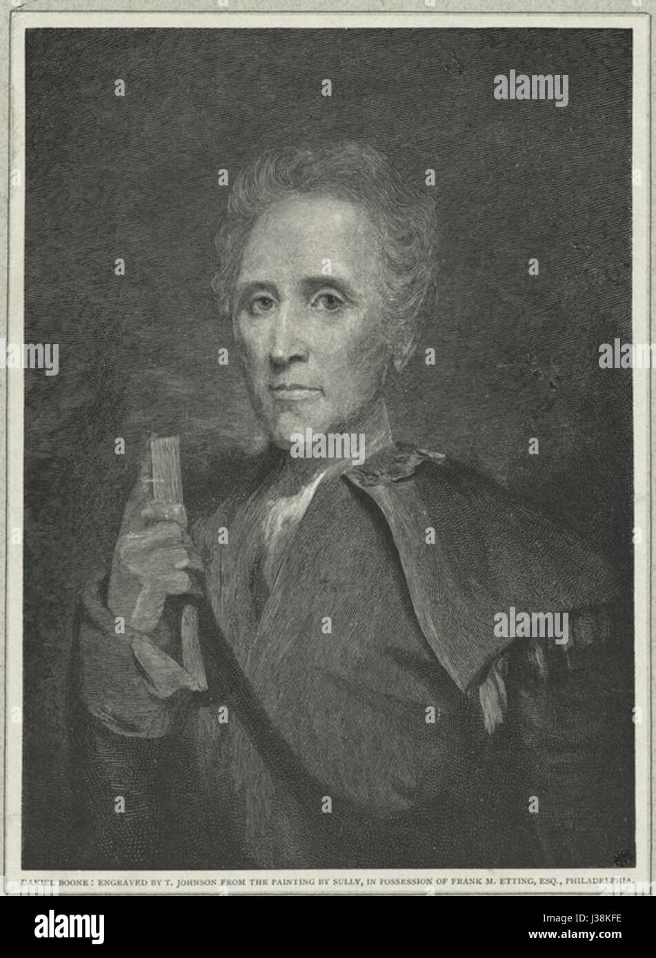 Daniel Boone by Sully Stock Photo - Alamy