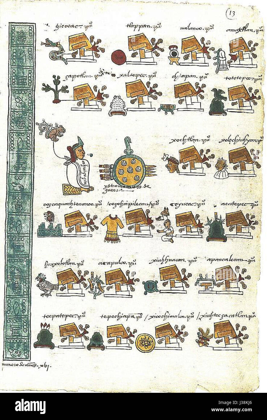 Codex mendoza hi-res stock photography and images - Alamy