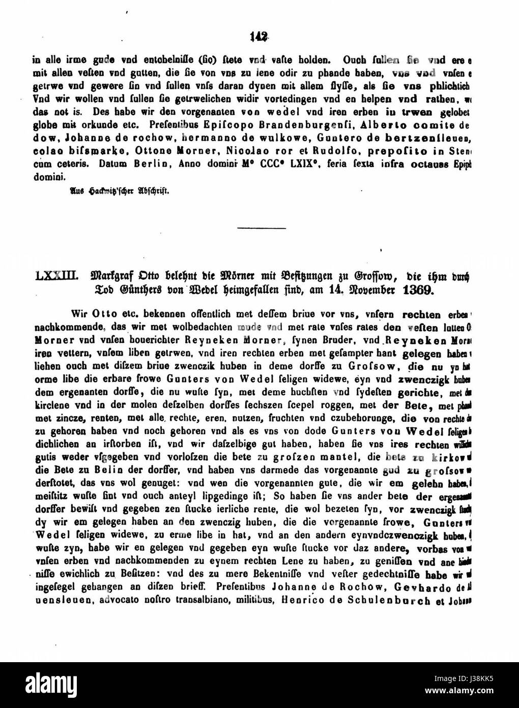 The 'DE CDB 1 18 142' refers to a specific archival or historical document, potentially part of ...