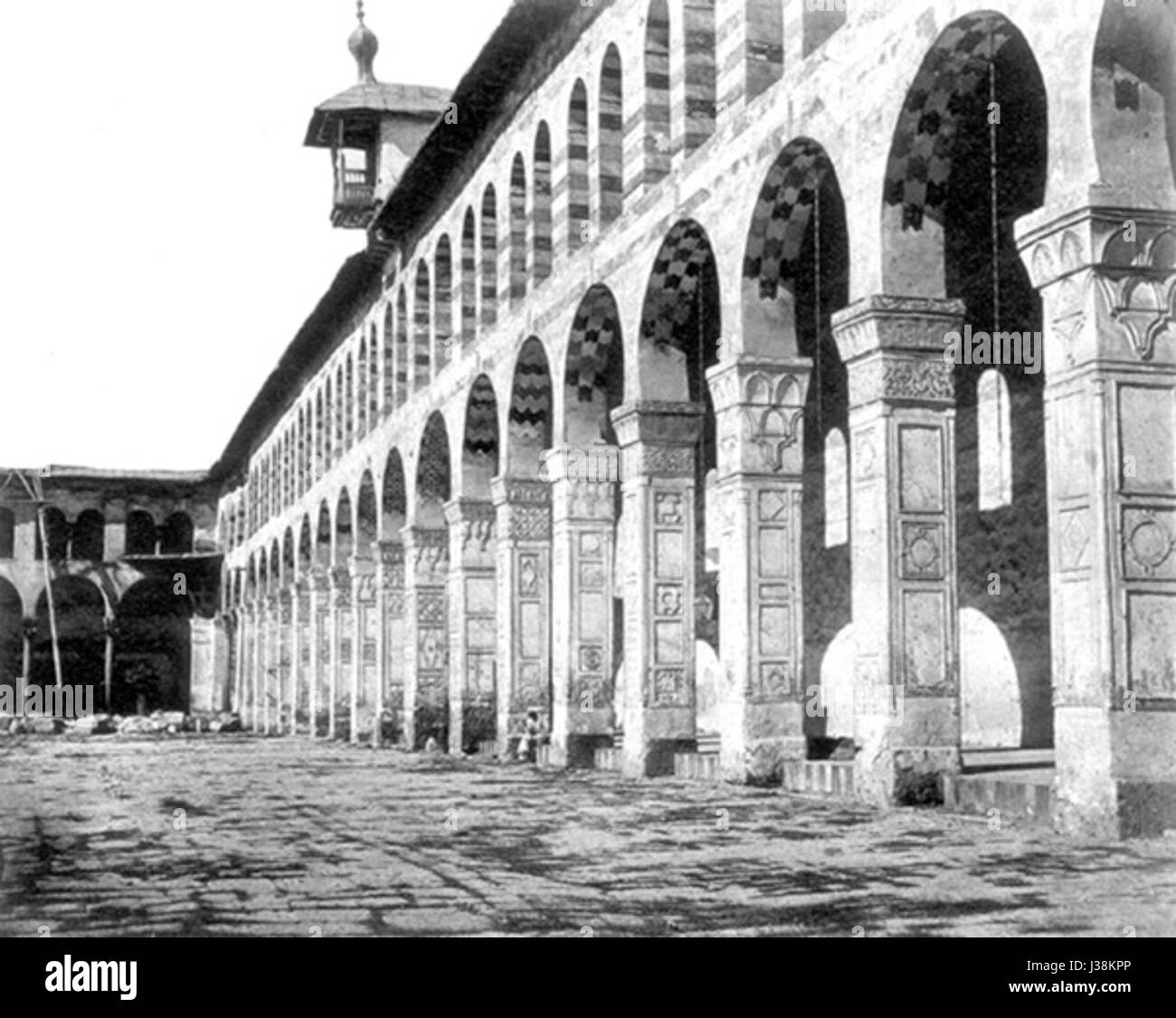 This photograph captures a view of Damascus, one of the oldest ...