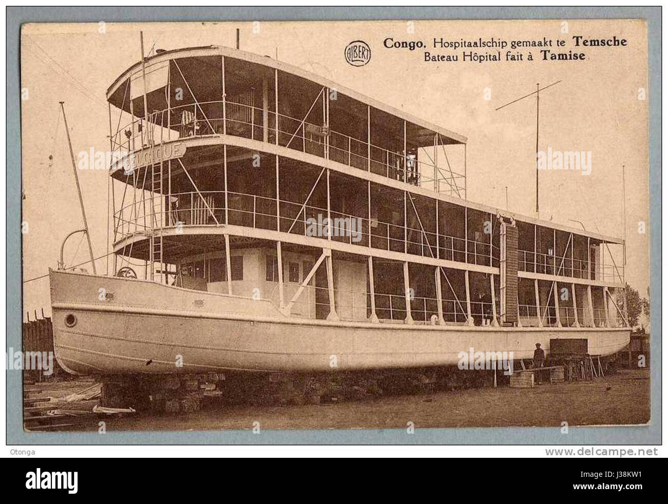 The Congo Hospital Boat from 1900 refers to a medical boat used for ...