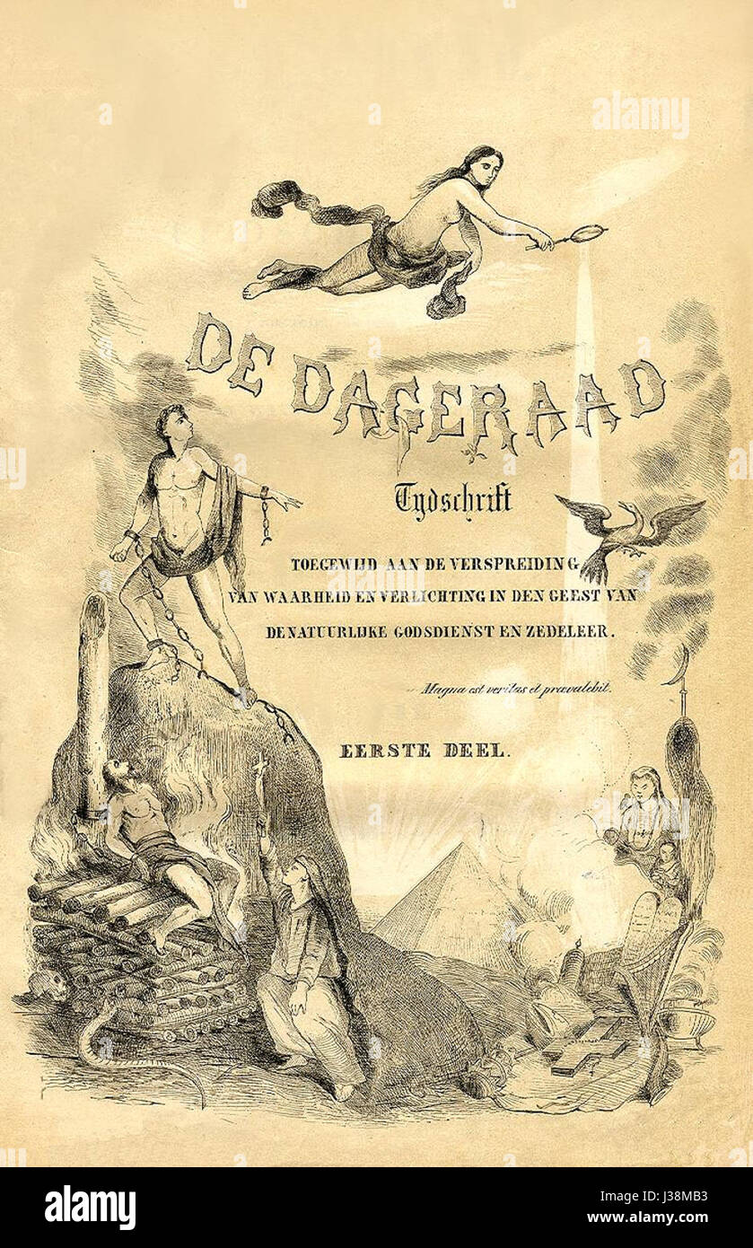 De Dageraad Erstausgabe 1855 Stock Photo - Alamy