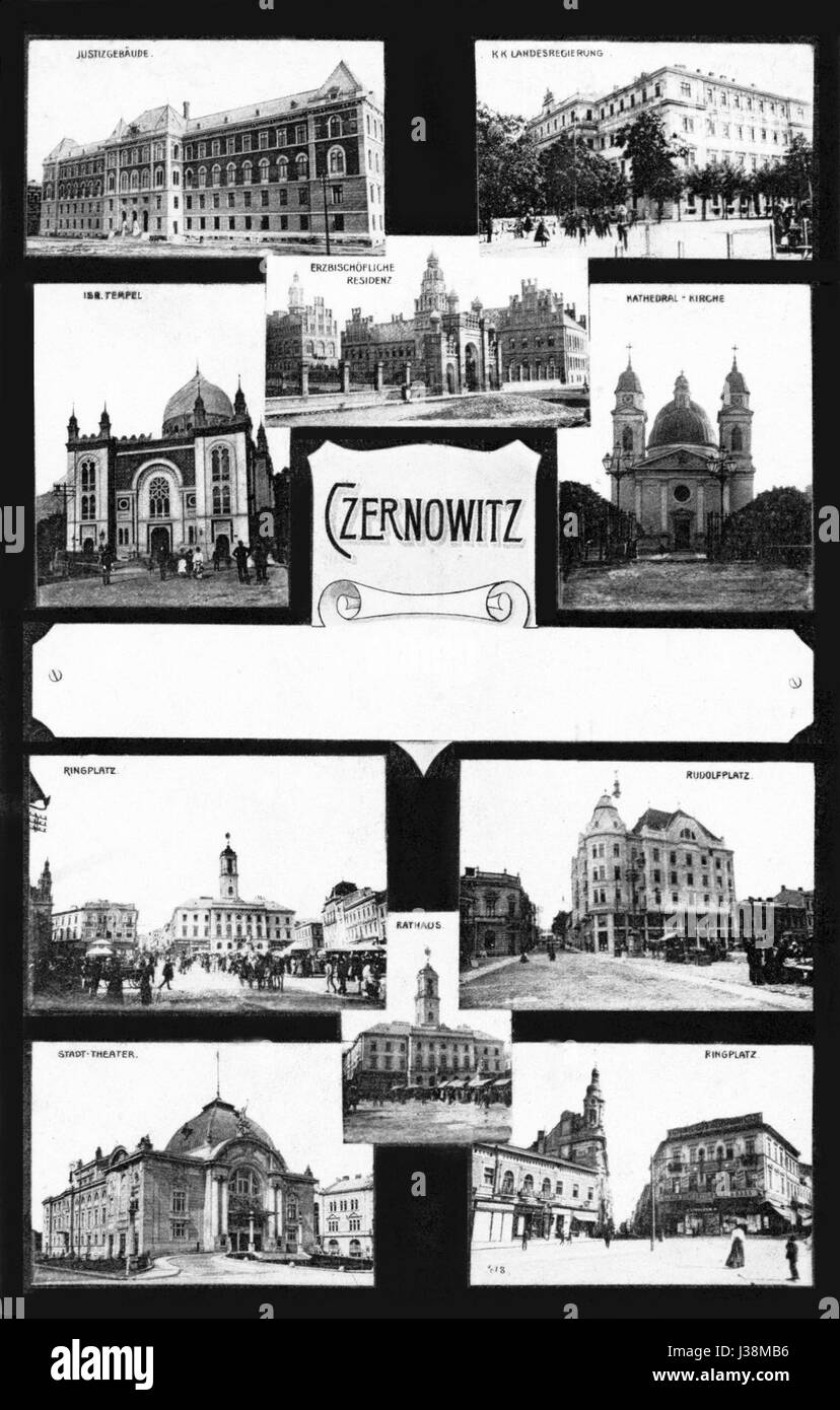 Vintage czernowitz map hi-res stock photography and images - Alamy