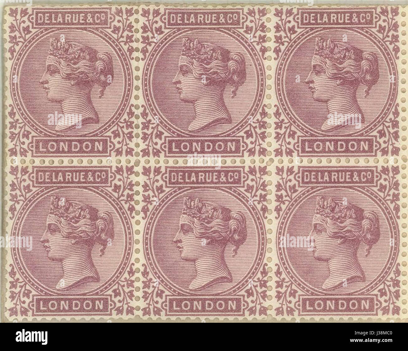 De La Rue printer's sample stamps ex R.M. Phillips Collection Vol. XLIV ...