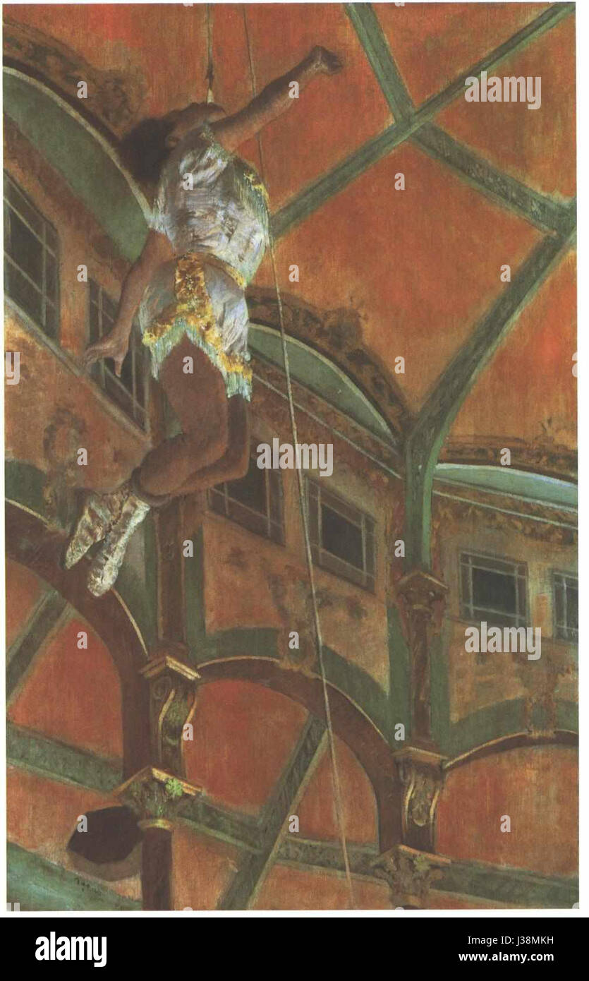 Degas' Miss Lala at the Circus Fernando is an iconic painting that ...