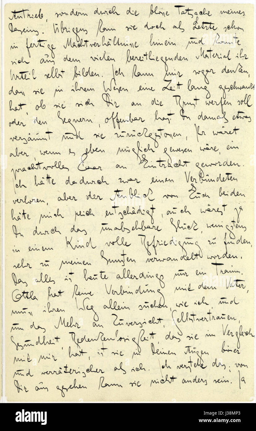 A letter from Franz Kafka to his father, depicting the complexities of ...