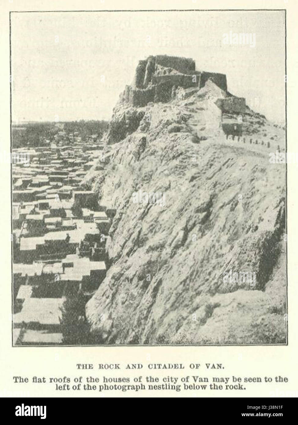 Der Felsen mit Zitadelle von Van Stock Photo - Alamy