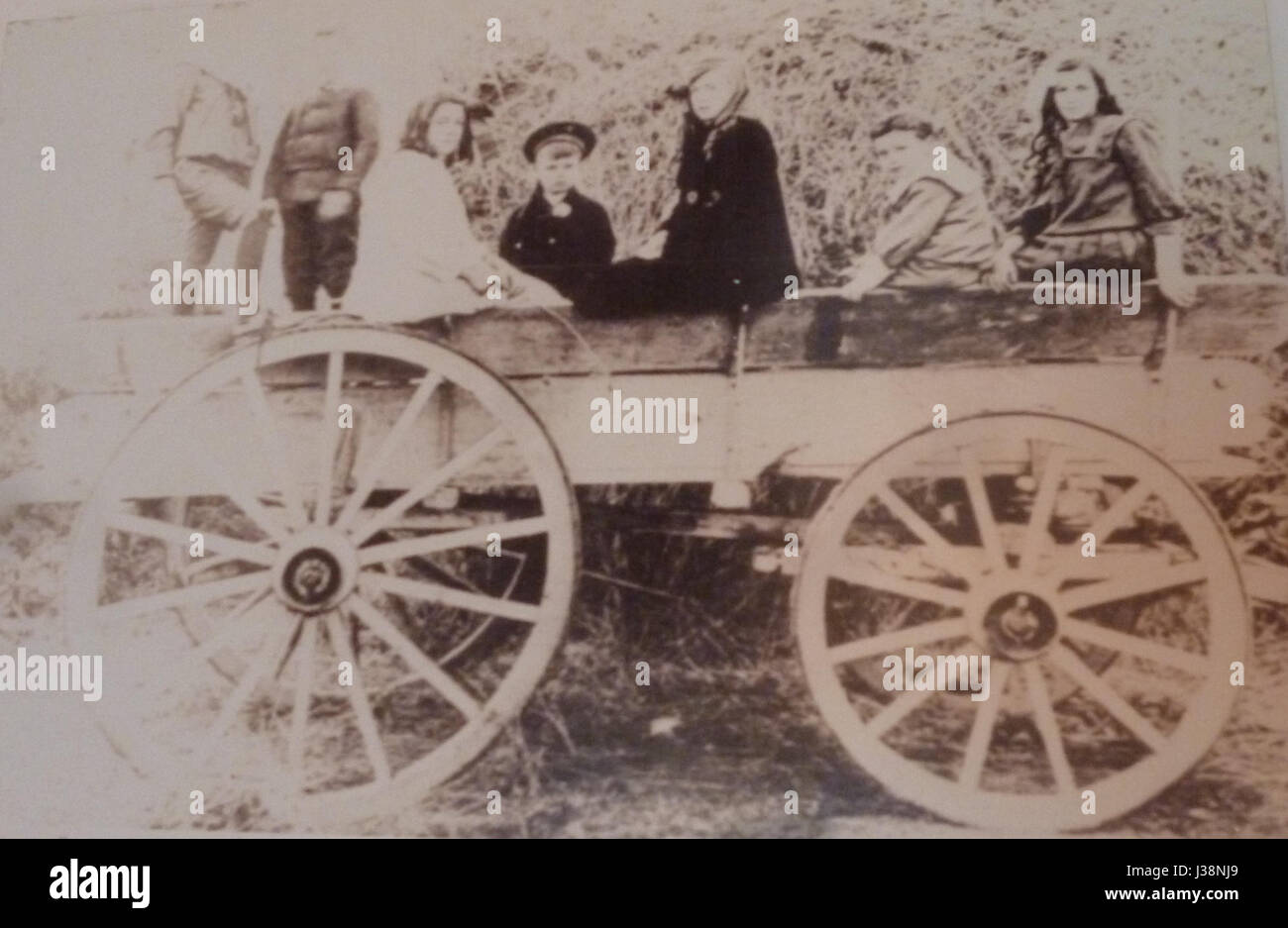 Descendientes de John Murray Thomas ca.1915 Stock Photo - Alamy