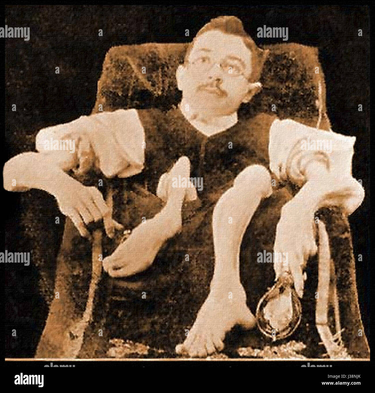 A frontal photograph of Count Orloff, possibly a noble figure, offering ...