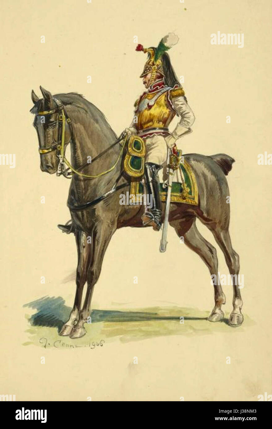 The Cuirassier Napolitain of 1812 refers to the Italian cavalry unit in ...