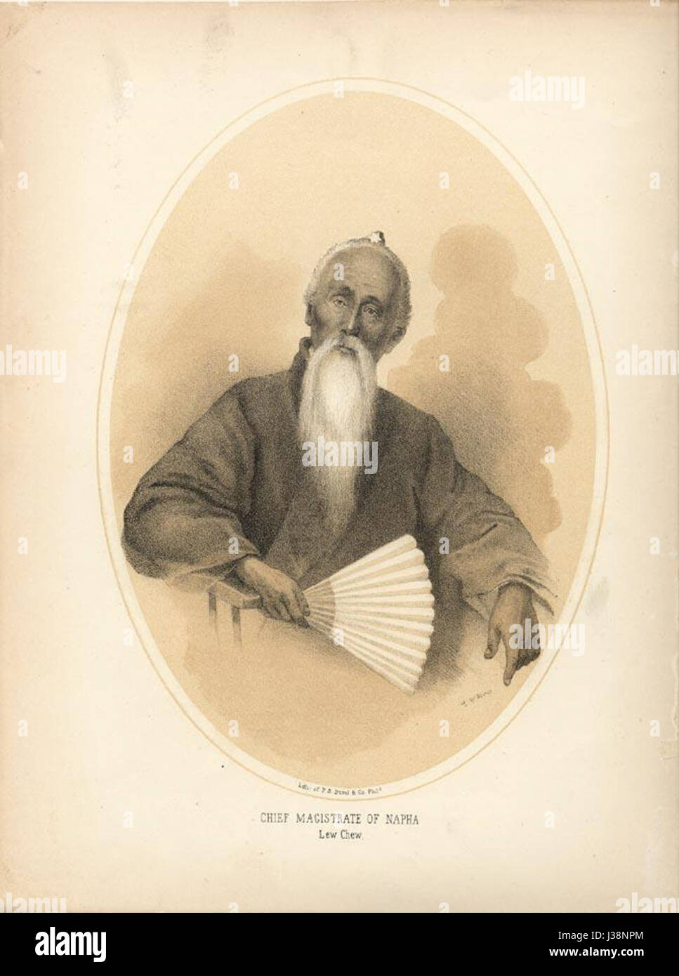 Chief Magistrate of Napha, Lew Chew Stock Photo - Alamy