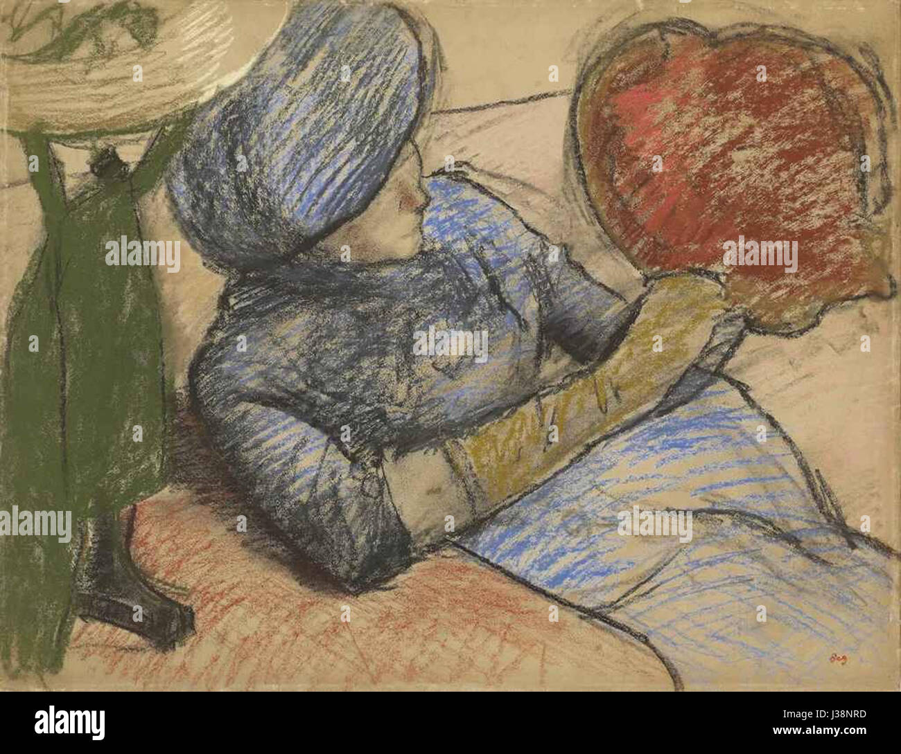 Degas Modiste Study2 Stock Photo - Alamy