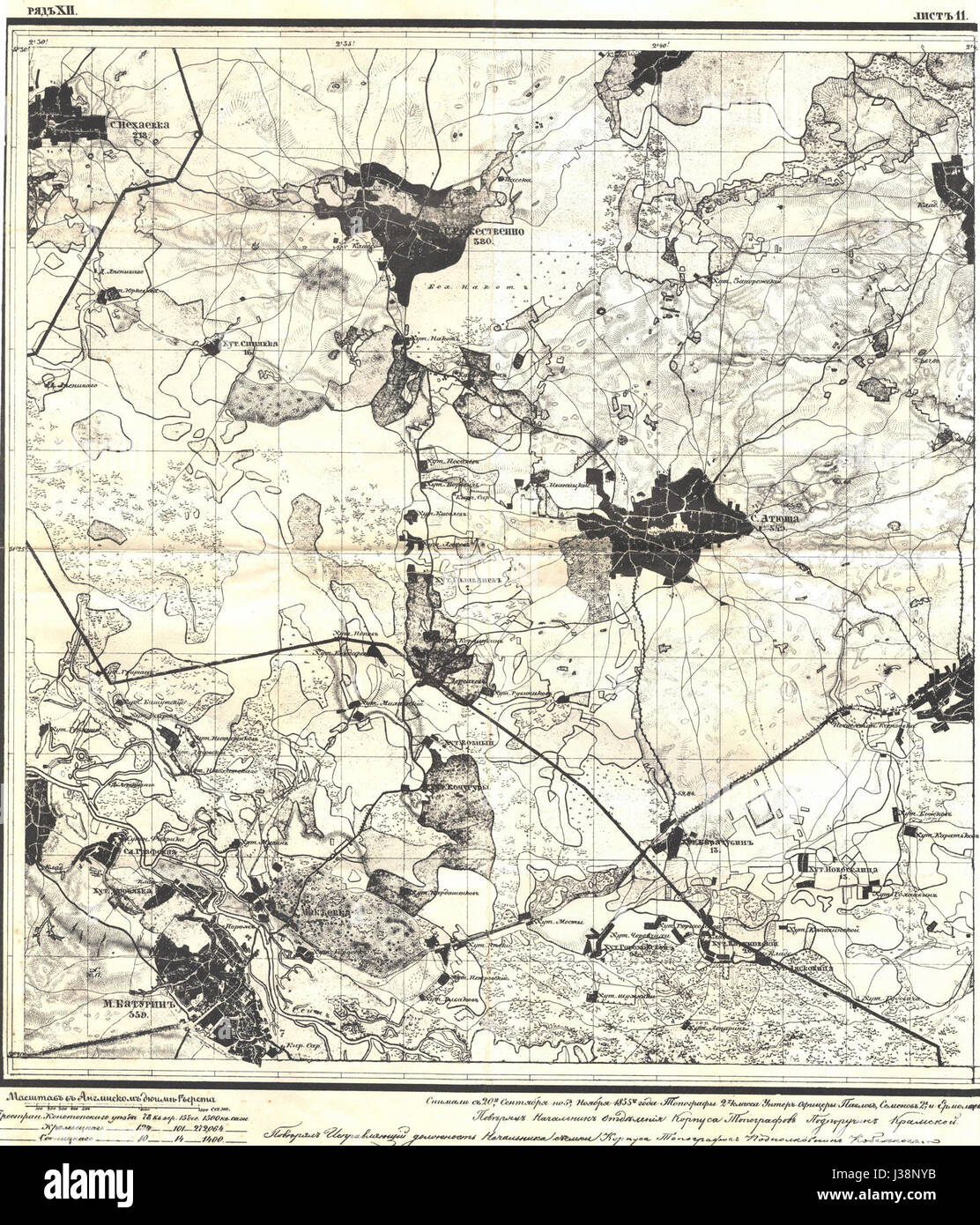 Chernigov map hi-res stock photography and images - Alamy