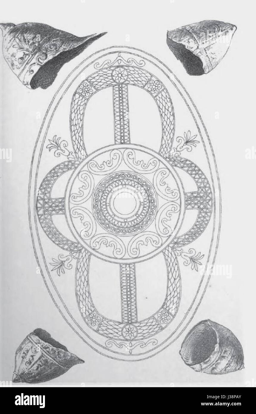 Dacian shield and helmets Stock Photo - Alamy