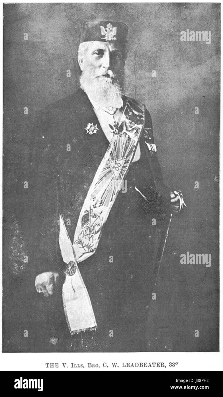 Charles Webster Leadbeater.004 Stock Photo - Alamy