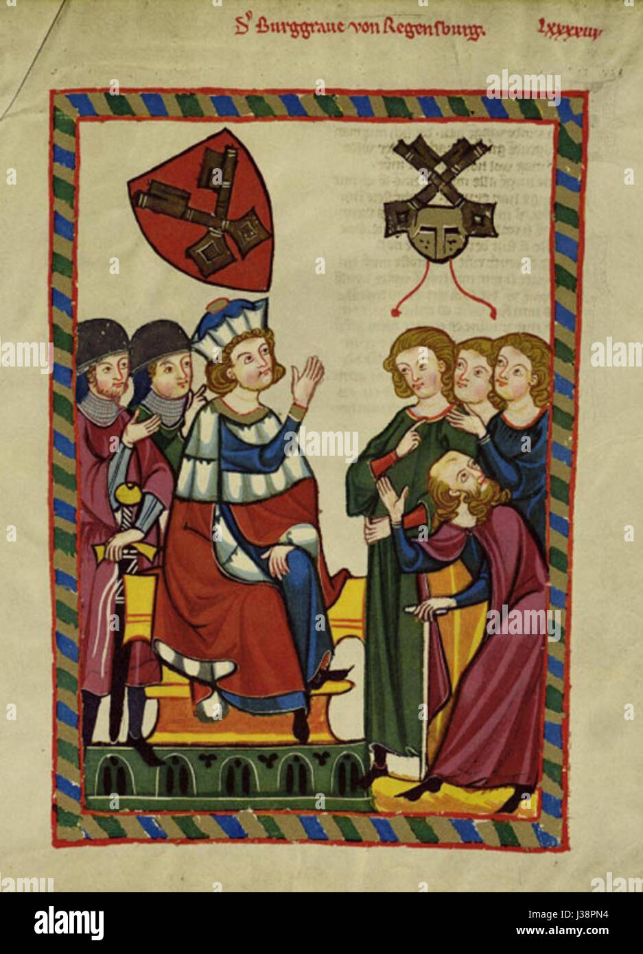 The Codex Manesse is an illuminated manuscript, famous for its detailed ...