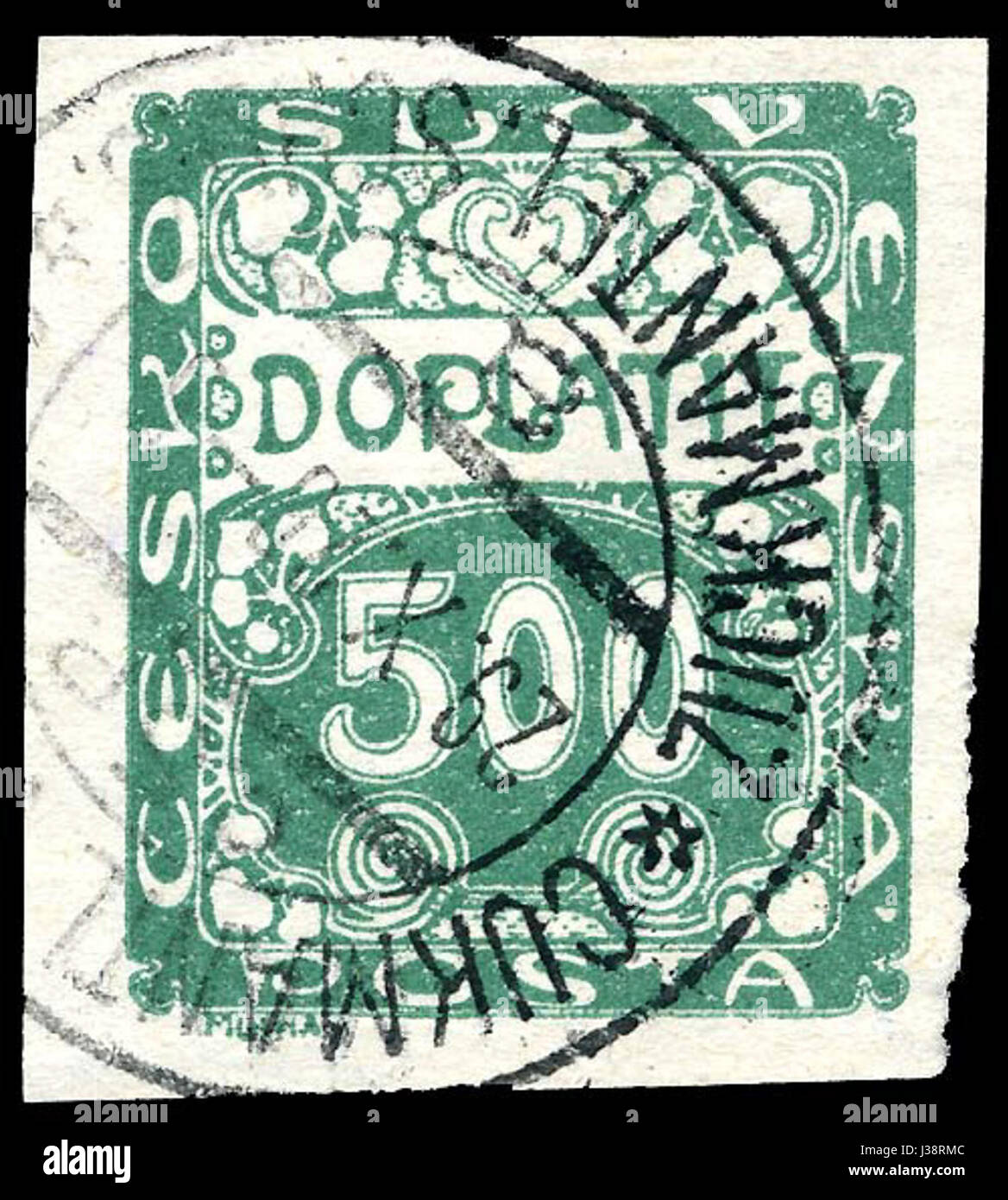 Czech postage stamp hi-res stock photography and images - Alamy