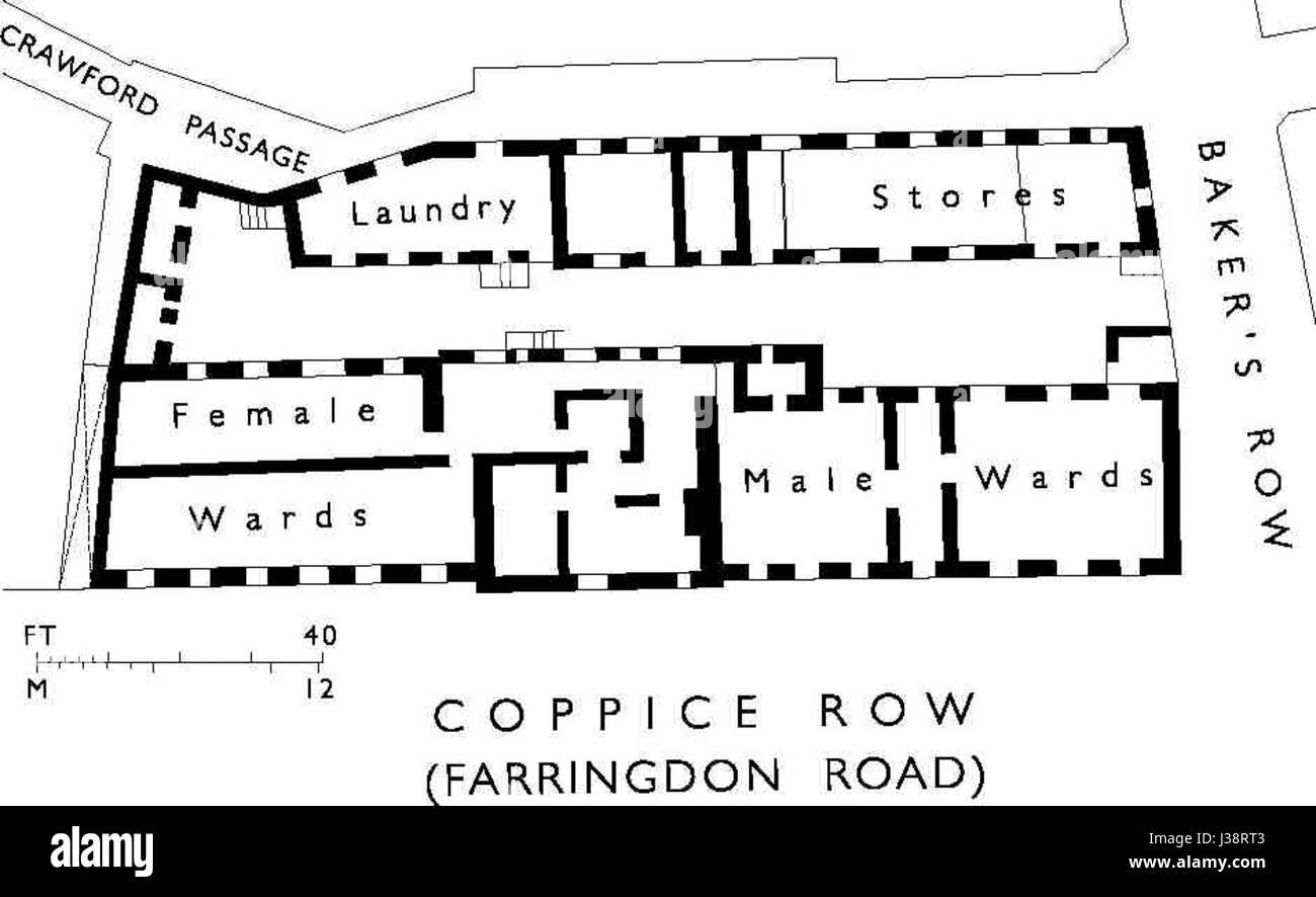 The Clerkenwell Workhouse in London, operational in the 19th century ...