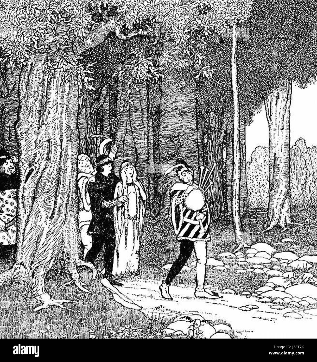 English folklore figure hi-res stock photography and images - Alamy