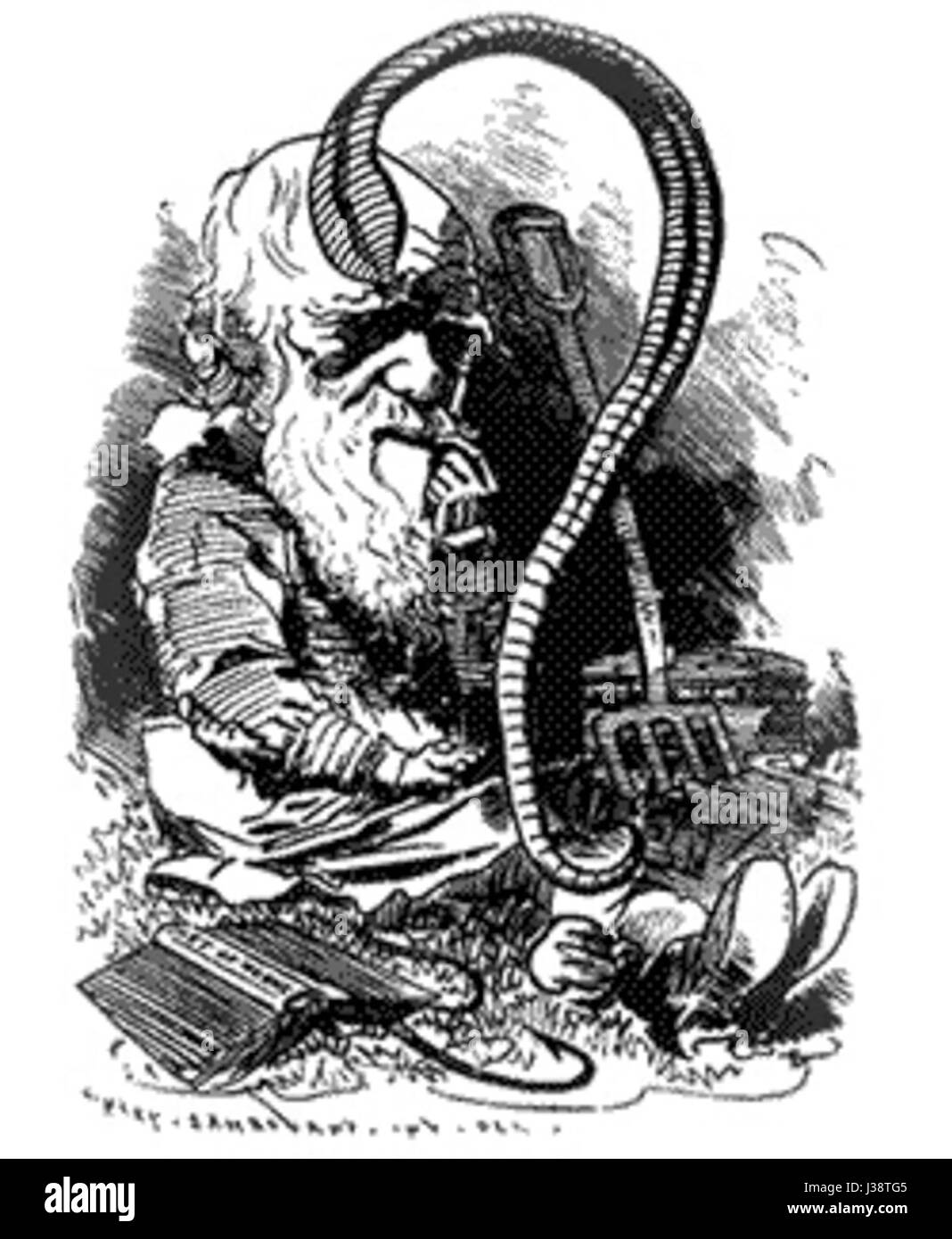 Charles darwin drawings hi-res stock photography and images - Alamy