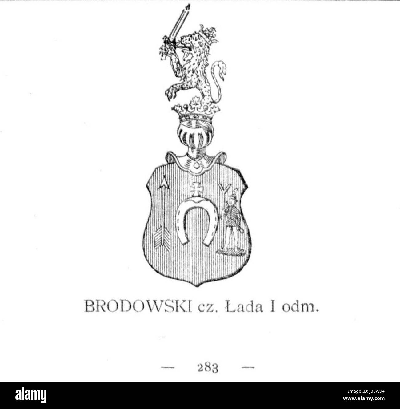 An official image or coat of arms associated with Brodowski, a location ...