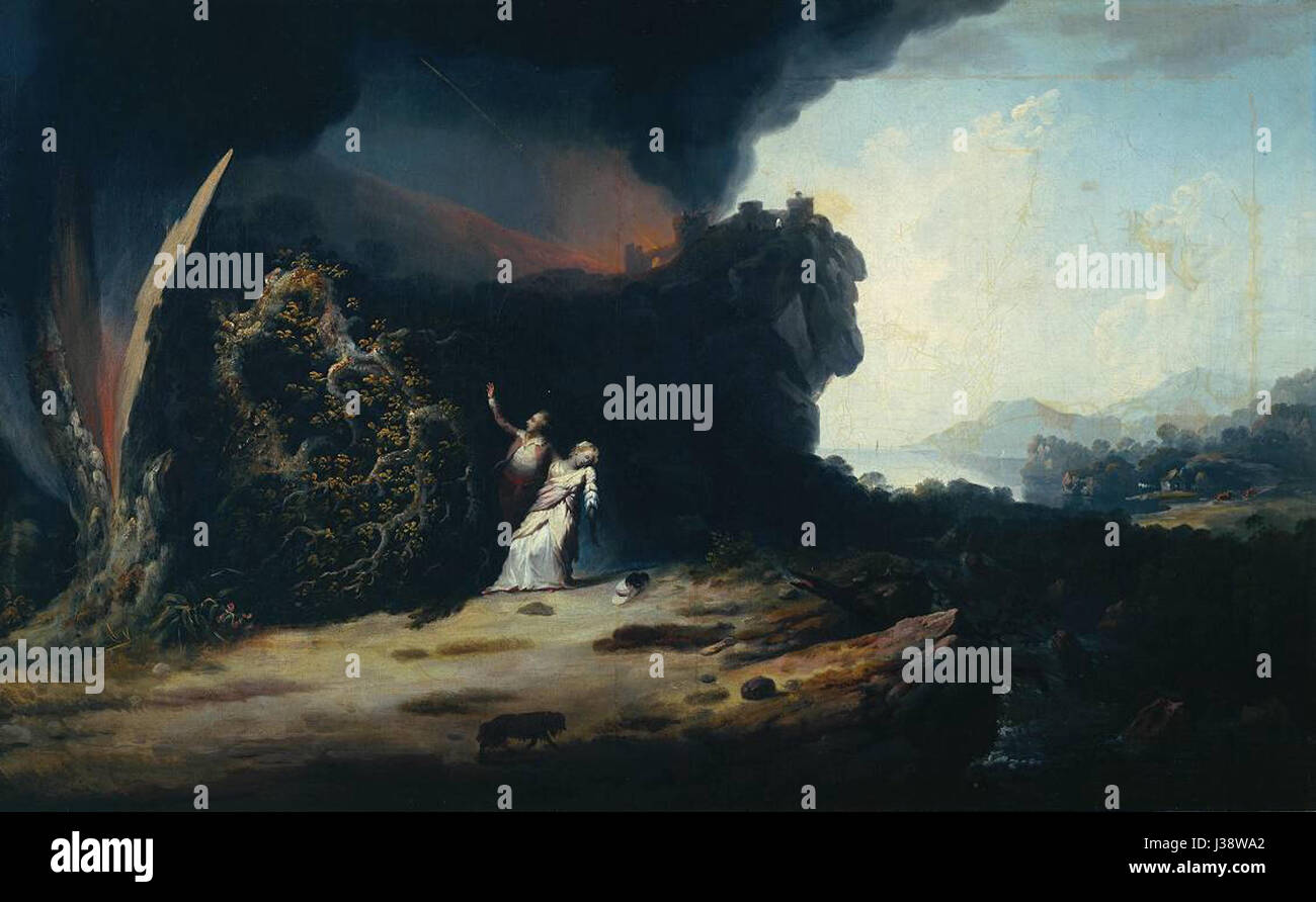 Thunderstorm, painted by English artist John Danby, depicts a dramatic ...