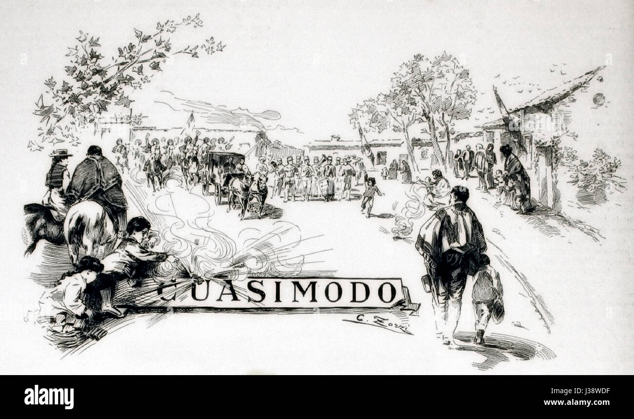 Cuasimodo ZigZag 1906 Stock Photo - Alamy