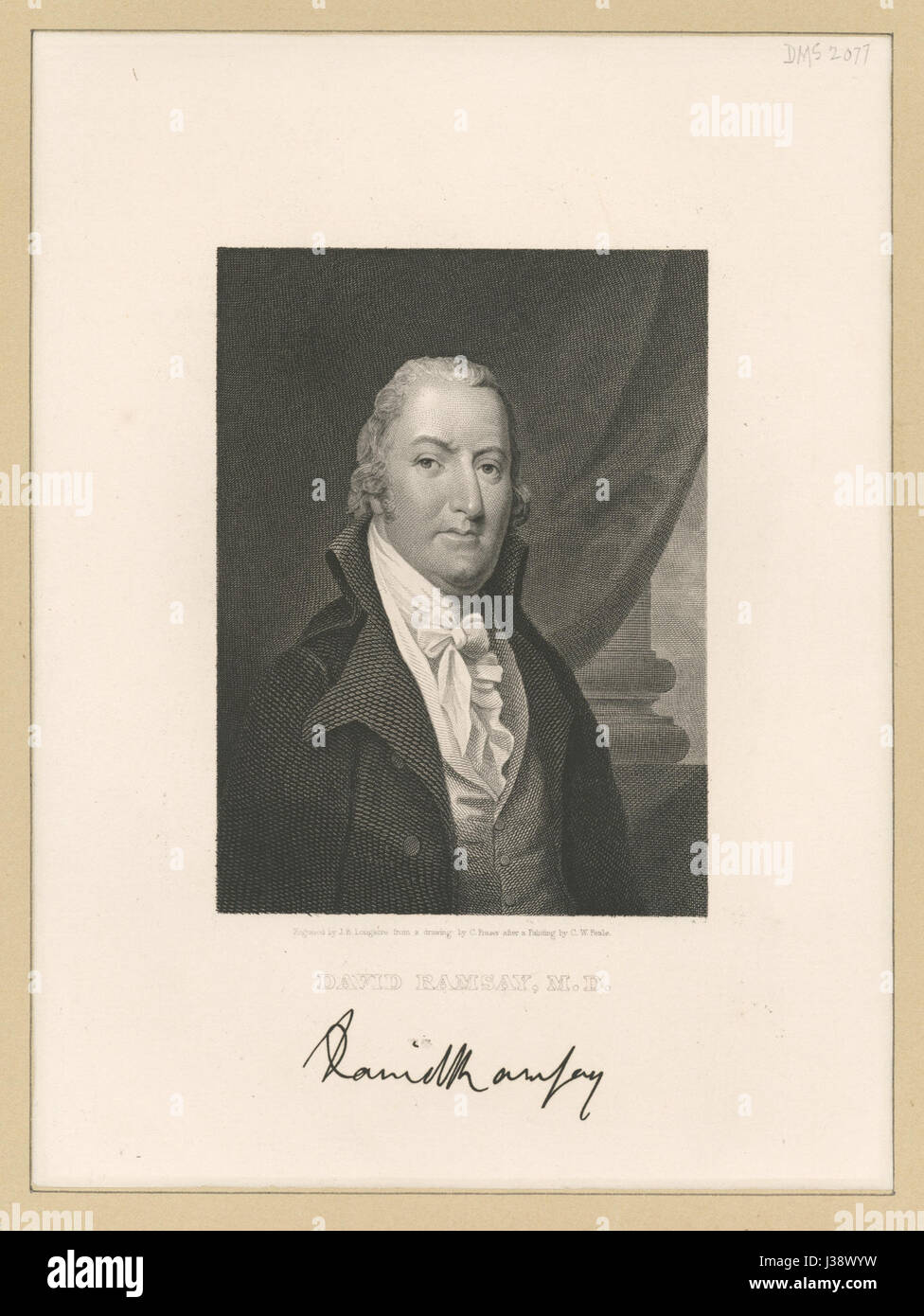 David Ramsay, M.D., a prominent figure in early American medicine ...