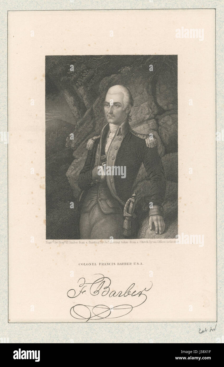 Colonel Francis Barber U.S.A (NYPL b12349141 420640 Stock Photo - Alamy