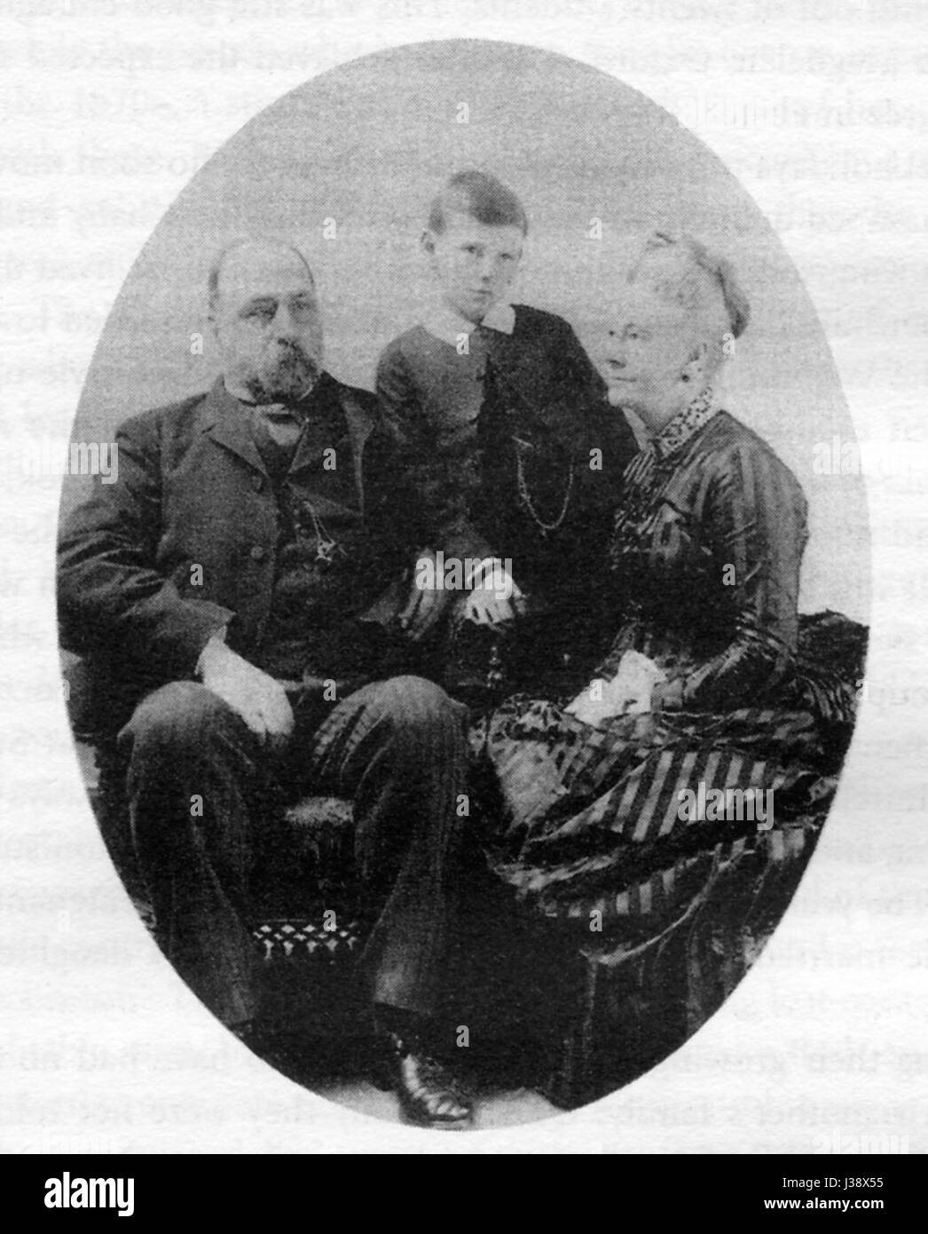 Charles, Meredith, and Myra Browne 1880s Stock Photo - Alamy