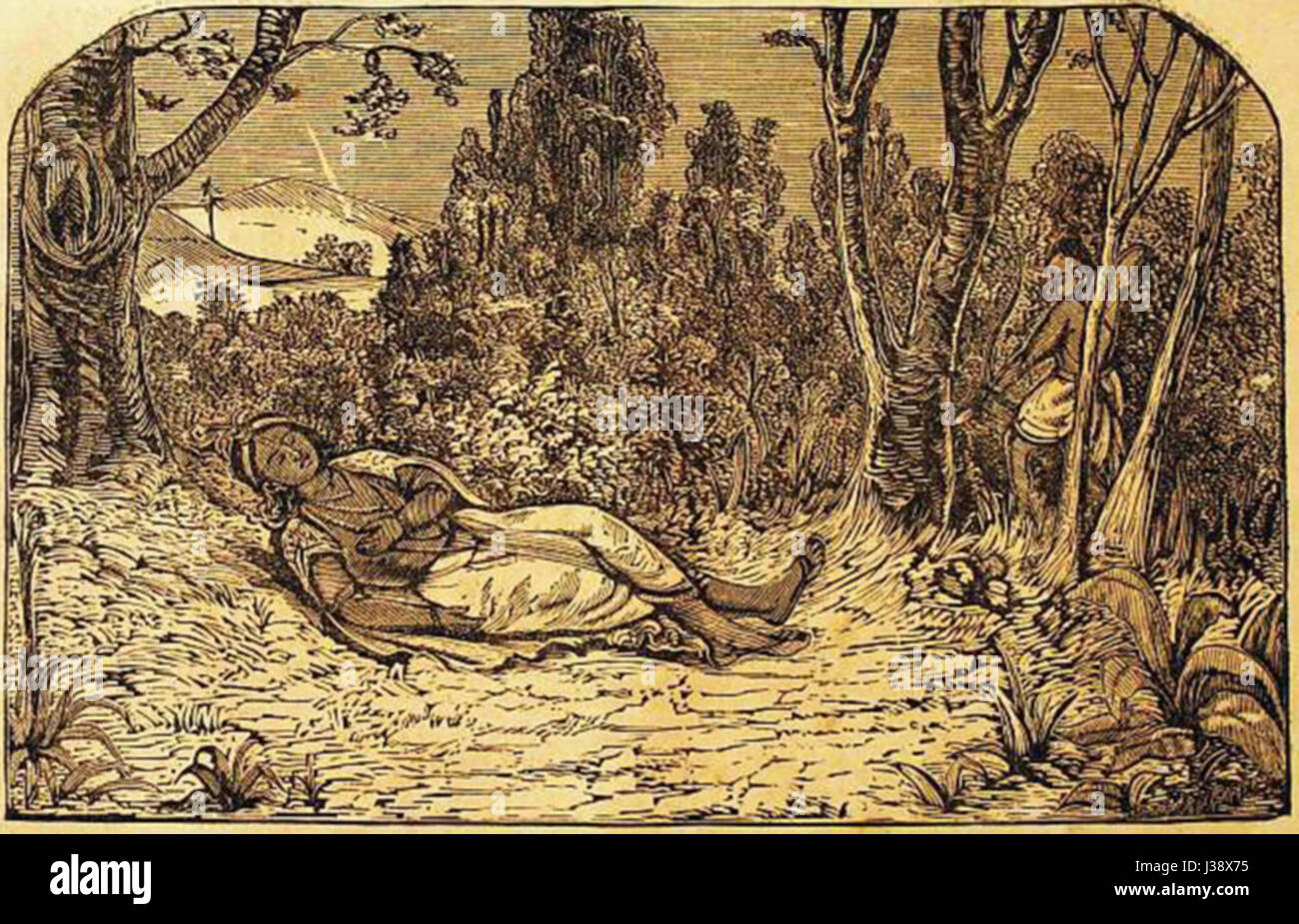 This title refers to illustrations depicting the death of Krishna from ...